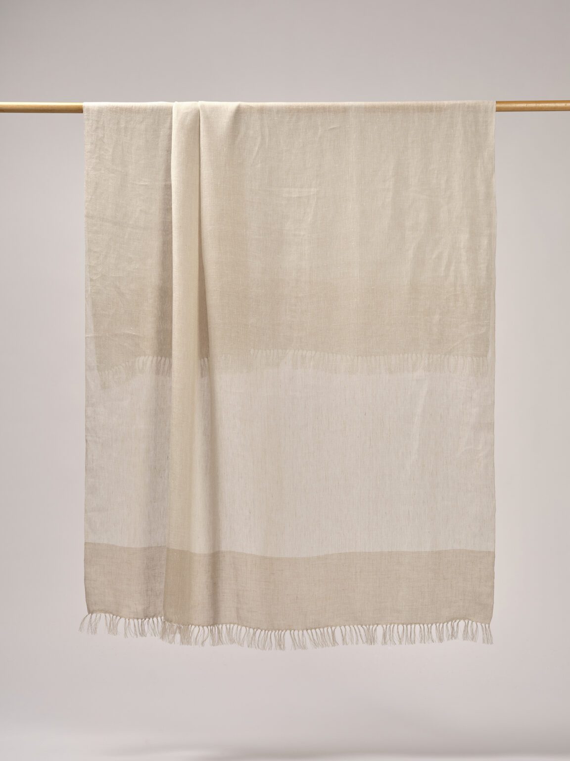 Plaid Meraki 100% lino tejido artesanalmente - Teixidors