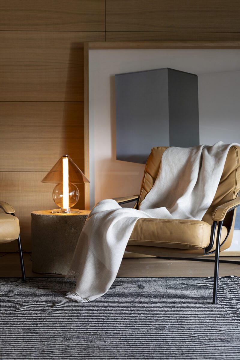 Plaid Meraki 100% lino tejido artesanalmente - Teixidors